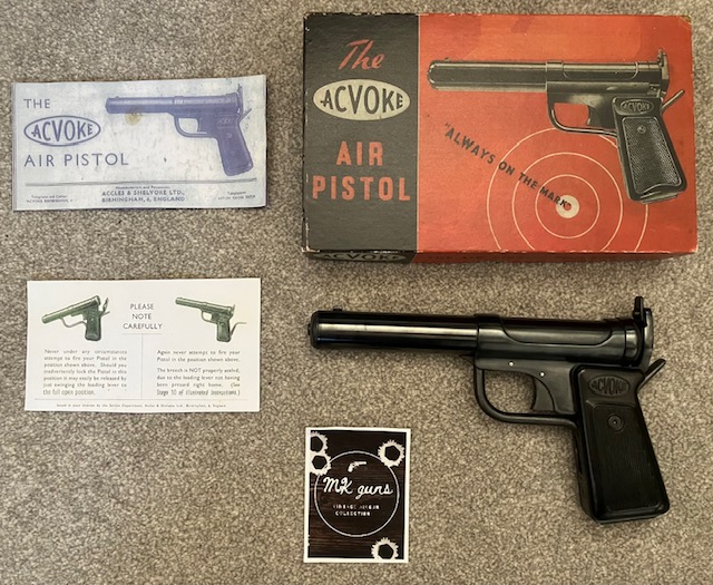 Accles & Shelvoke "Acvoke" .177 Air Pistol. - MK Guns