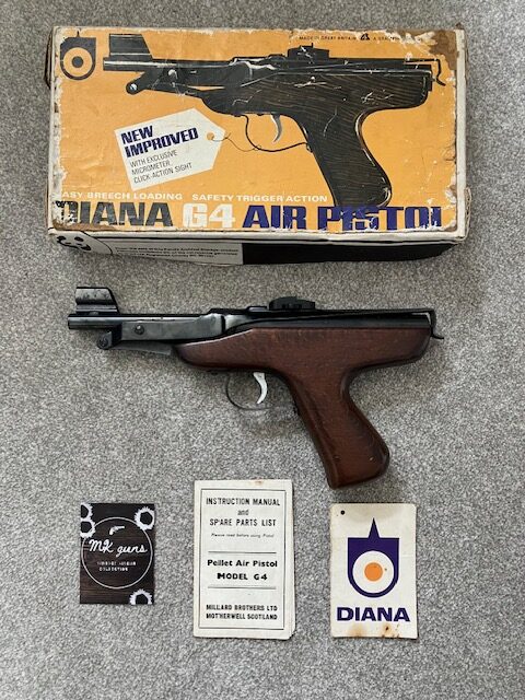 Diana G4 "Dark Brown Stock" .177 Air Pistol. - MK Guns