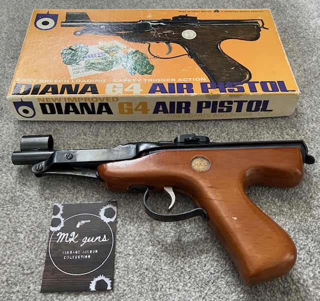 Diana G4 "Light Brown Stock" .177 Air Pistol. - MK Guns