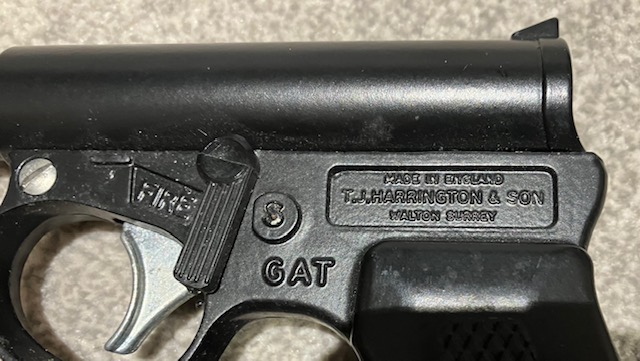 T J Harrington "The Gat Boxed" .177 Pop Out Pistol. - MK Guns