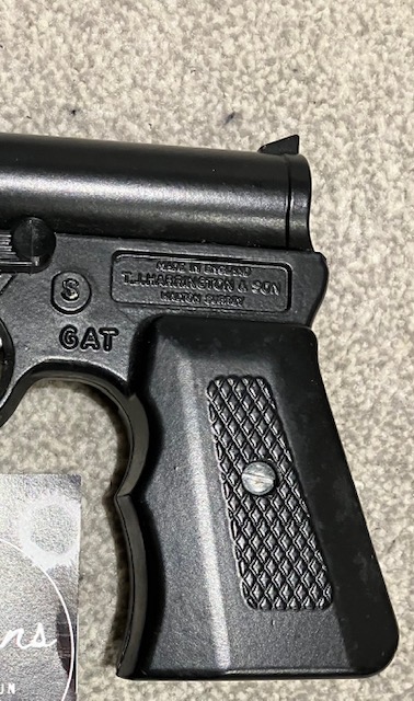 T J Harrington "The Gat Boxed" .177 Pop Out Pistol. - MK Guns