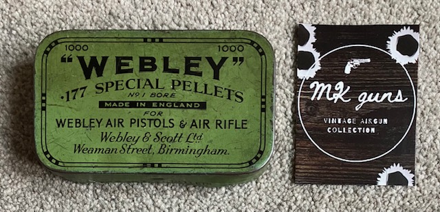 Webley Pellet Tins & Cardboard Boxes. - MK Guns