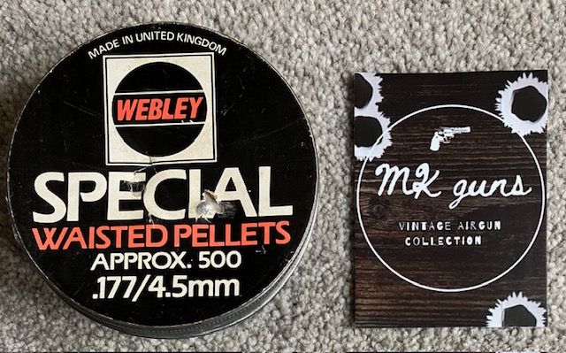 Webley Pellet Tins & Cardboard Boxes. - MK Guns