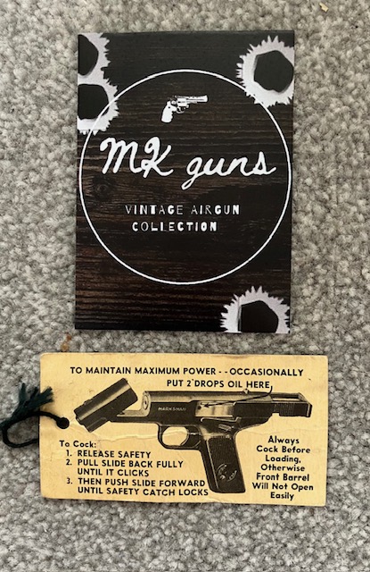 Early Marksman "Morton Harris" BB Repeater. - MK Guns