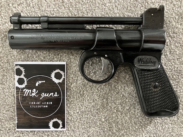 Webley Junior "Extended Grips" .177 Air Pistol. - MK Guns