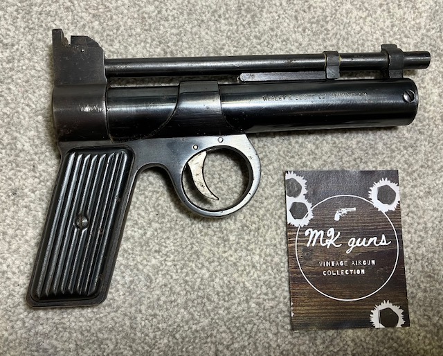 Webley Junior "Tin Grip" .177 Air Pistol. - MK Guns