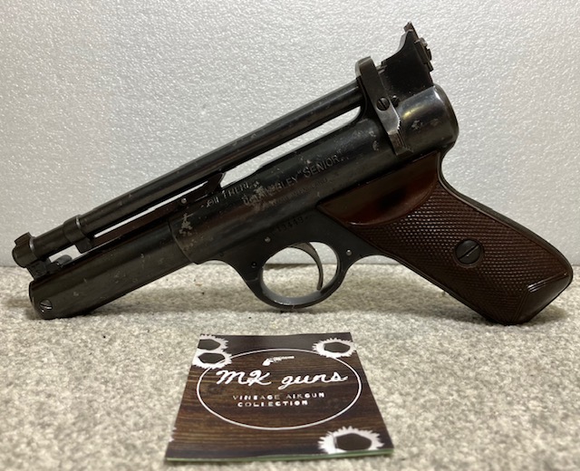 Webley MK1 Pre War "Slant Grip" .177 Air Pistol. - MK Guns