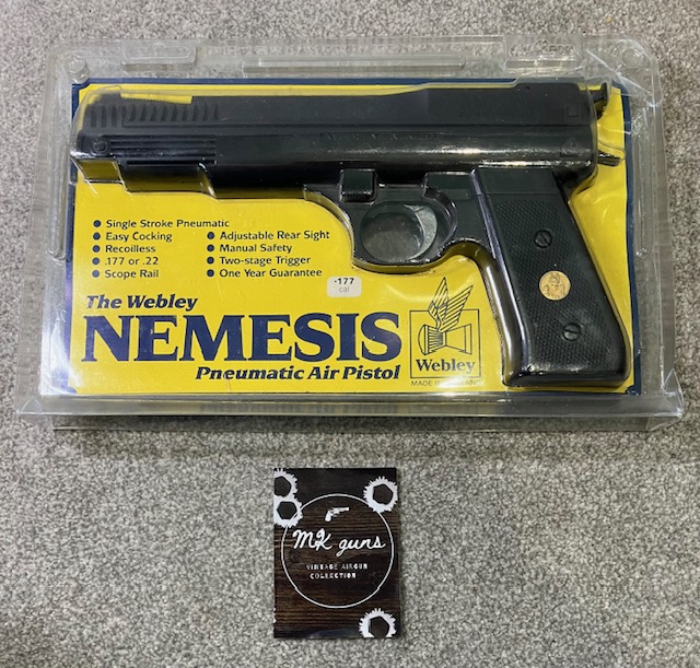Webley Nemesis "Blister Pack" .177 Air Pistol. - MK Guns