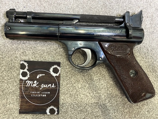 Webley Senior "Slant Grip" .22 Air Pistol. - MK Guns