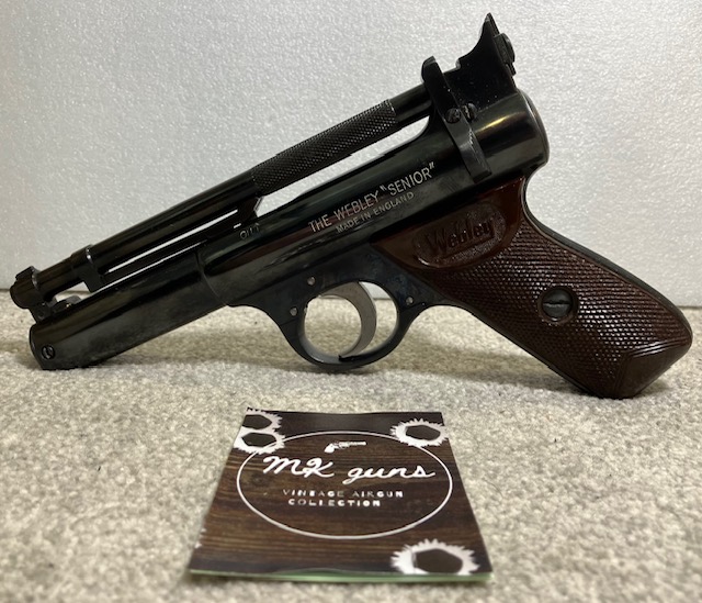 Webley Senior "Slant Grip" .22 Air Pistol. - MK Guns