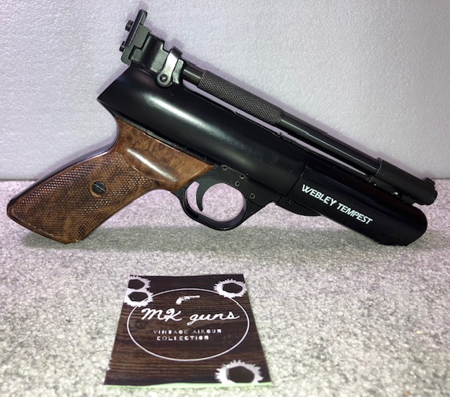 Webley Tempest "Brown Grip" .177 Air Pistol. - MK Guns