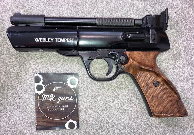 Webley Tempest "Brown Grip" .177 Air Pistol. - MK Guns