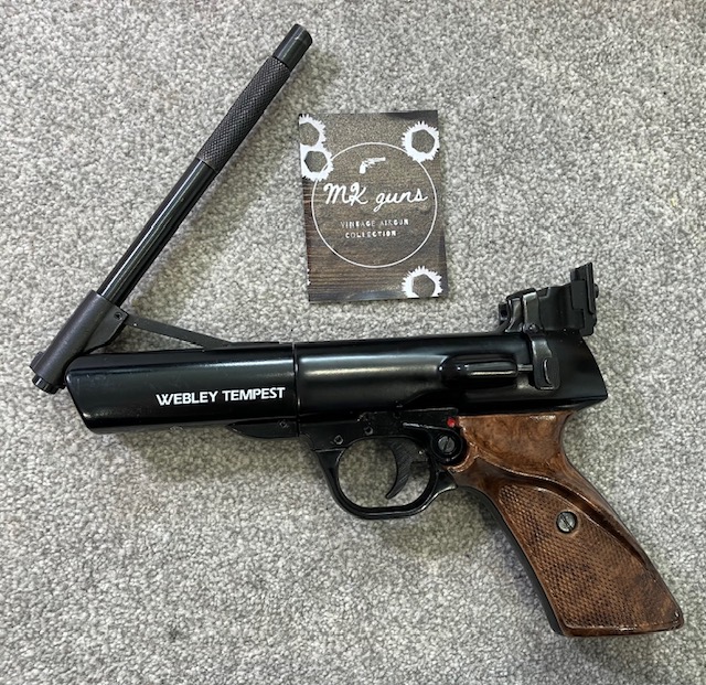 Webley Tempest "Brown Grip" .177 Air Pistol. - MK Guns