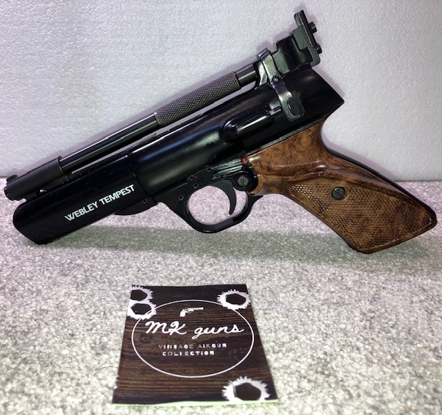 Webley Tempest "Brown Grip" .177 Air Pistol. - MK Guns