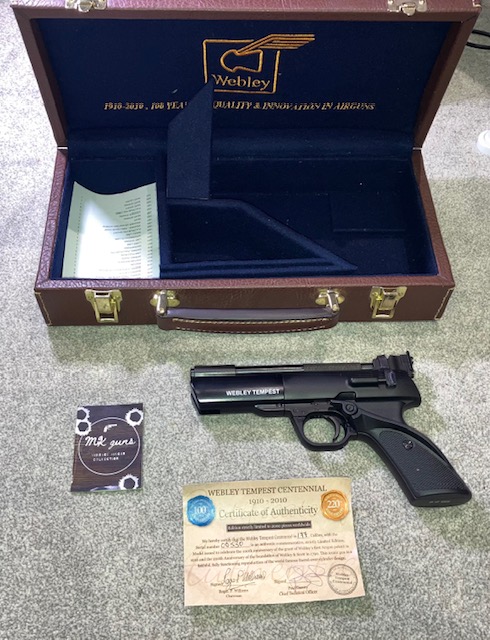 Webley Tempest Centennial .177 Air Pistol. - MK Guns