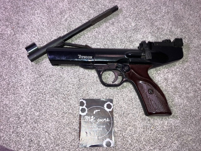 Webley Typhoon .177 Air Pistol. - MK Guns
