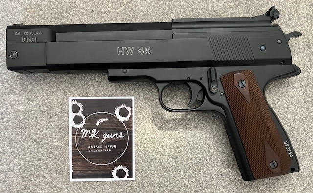 Weihrauch HW45 .22 Air Pistol. - MK Guns