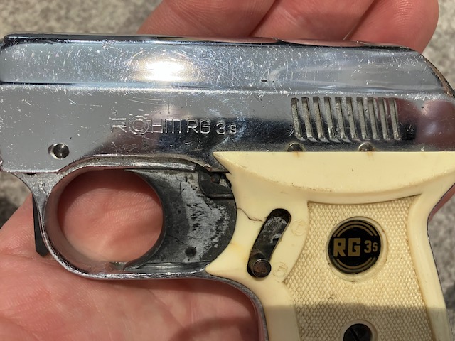 Rohm RG3S Chrome Starting Pistol. - MK Guns