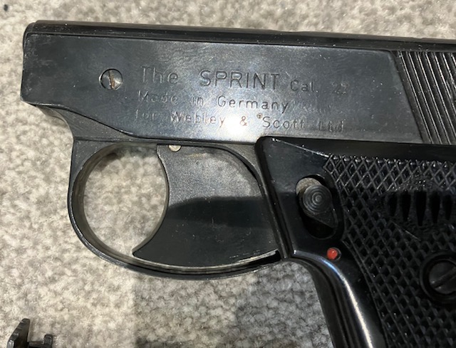 Webley SPRINT Sports Starting Pistol. - MK Guns