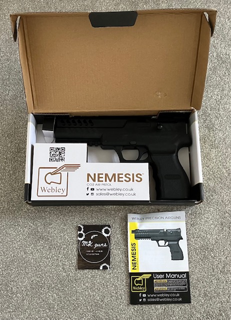 Webley Nemesis CO2 .177 Air Pistol. - MK Guns