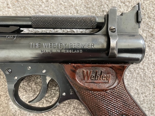 Webley Premier "B-Series" .177 Air Pistol. - MK Guns