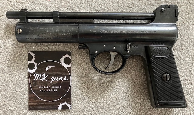 Webley Mark II .177 Boxed "Target Model" Air Pistol. - MK Guns