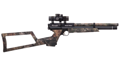 BENJAMIN MARAUDER WOODS WALKER PCP AIR PISTOL WITH REAL TREE APG (.22 ...
