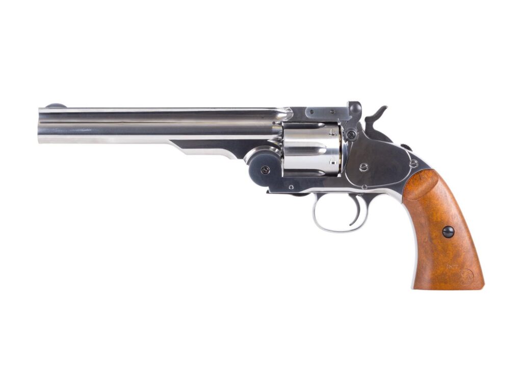 SCHOFIELD NO. 3 5" NICKEL BB REVOLVER REVIEW. - MK Guns