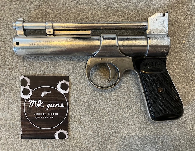 Webley Junior Chrome .177 Air Pistol. - MK Guns