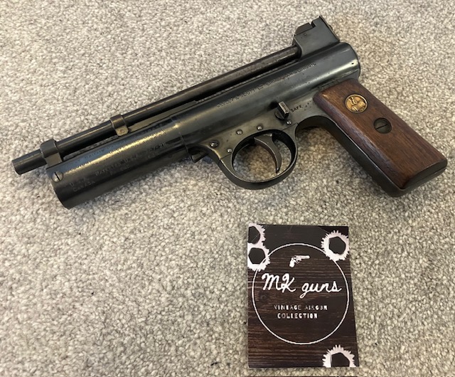 Webley MK1 Pre War "Straight Grip" .177 Air Pistol. - MK Guns