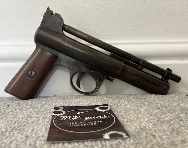 Webley MK1 Pre War "Straight Grip" .22 Air Pistol. - MK Guns