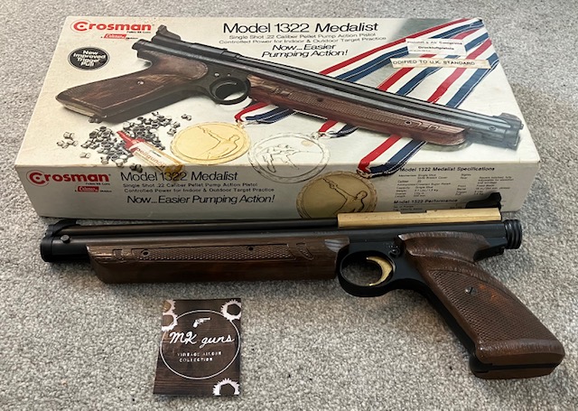 Crosman 1322 .22 Pneumatic Air Pistol. - MK Guns