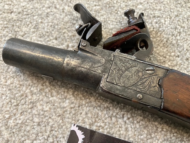Henry Nock Flintlock Pistol. - MK Guns