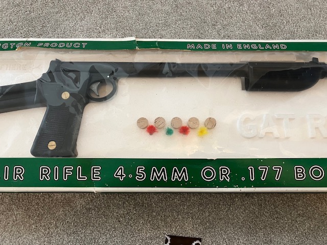 Harrington Gat Air Rifle (Boxed) 40 Year Loft Find! - MK Guns