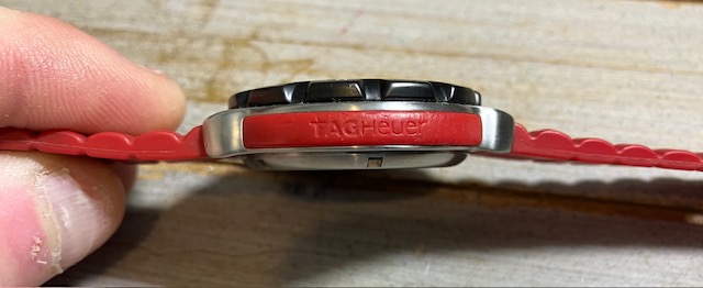 TAG Heuer WAC1113-0 Red Rubber Strap Formula 1 Watch. - MK Guns