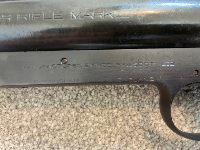 Webley .22 MK2 Service Rifle. - MK Guns