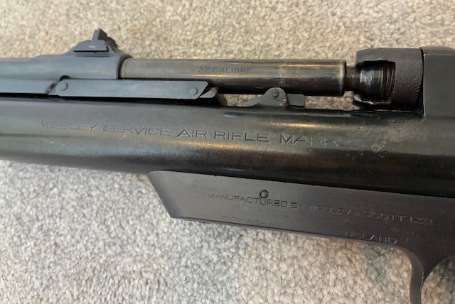 Webley .22 MK2 Service Rifle. - MK Guns